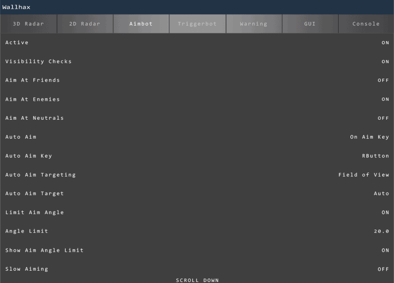 Wallhax's Cheat Framework | Powering 50+ Hack Features
