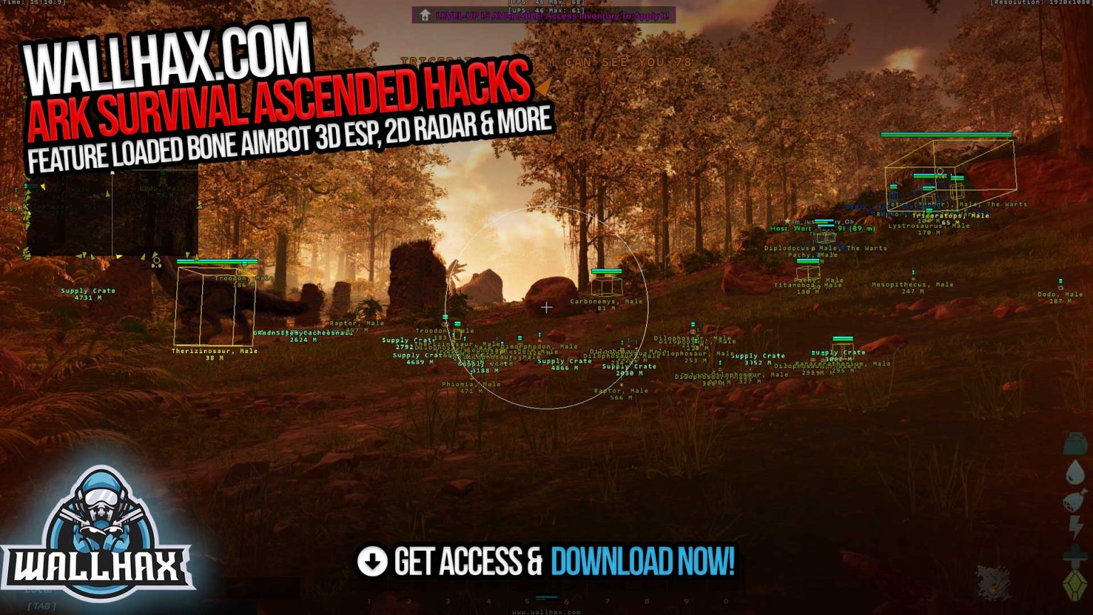 ARK: Survival Ascended Hacks | Aimbot & 3D ESP Cheats